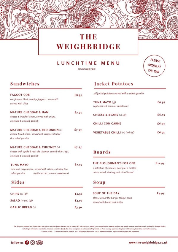 Food – The Weighbridge